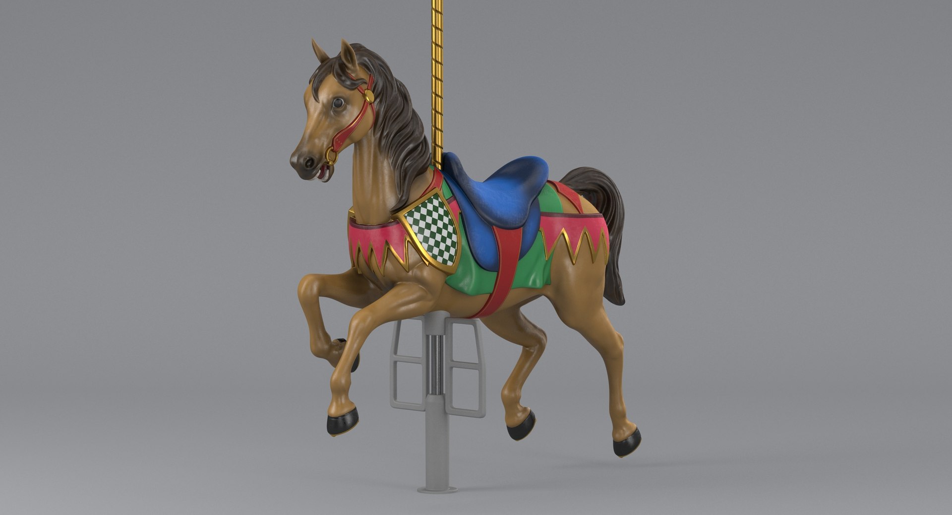 Carousel Horse 3D Model - TurboSquid 1347528