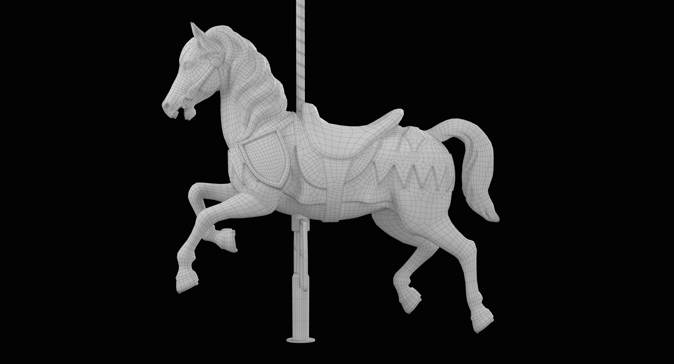 Carousel horse 3D model - TurboSquid 1347528
