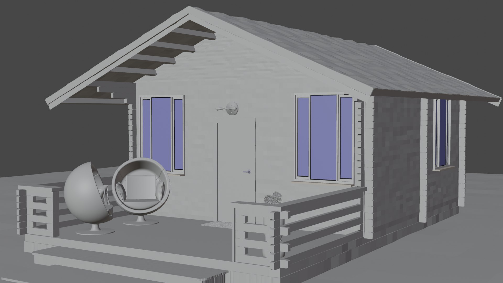 3D Small House Model - TurboSquid 2141557