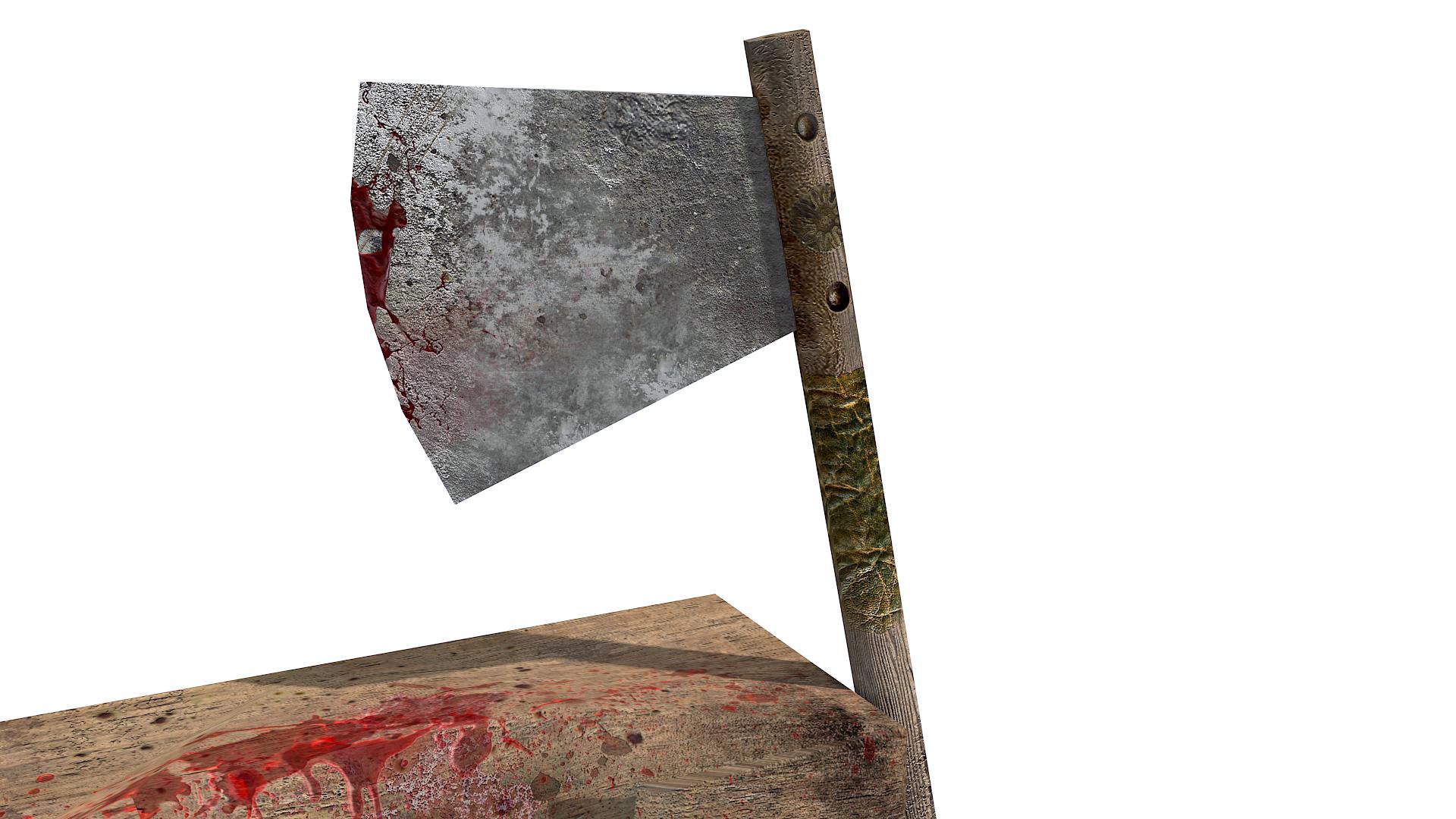 Executioner Axe And Block- Low Poly 3D - TurboSquid 1732628