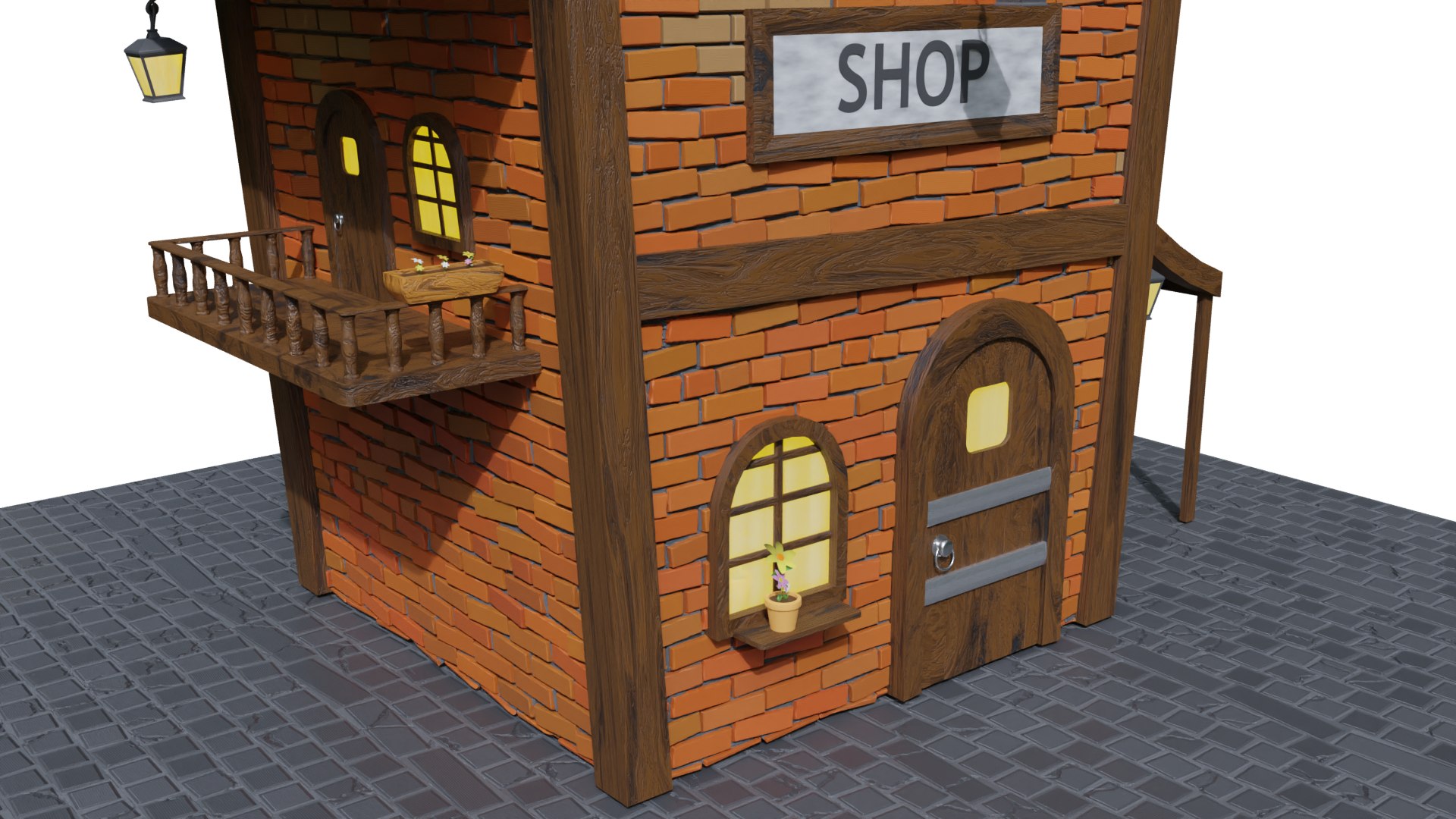 Fantasy ShopStore Building 3D Model - TurboSquid 1834781