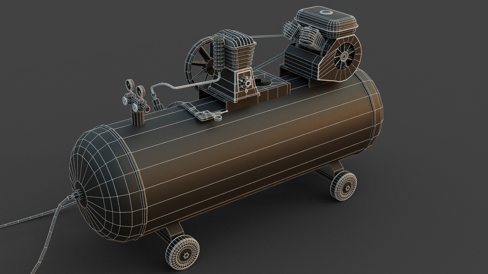 Air Compressor Machine 3D Model - TurboSquid 1984132