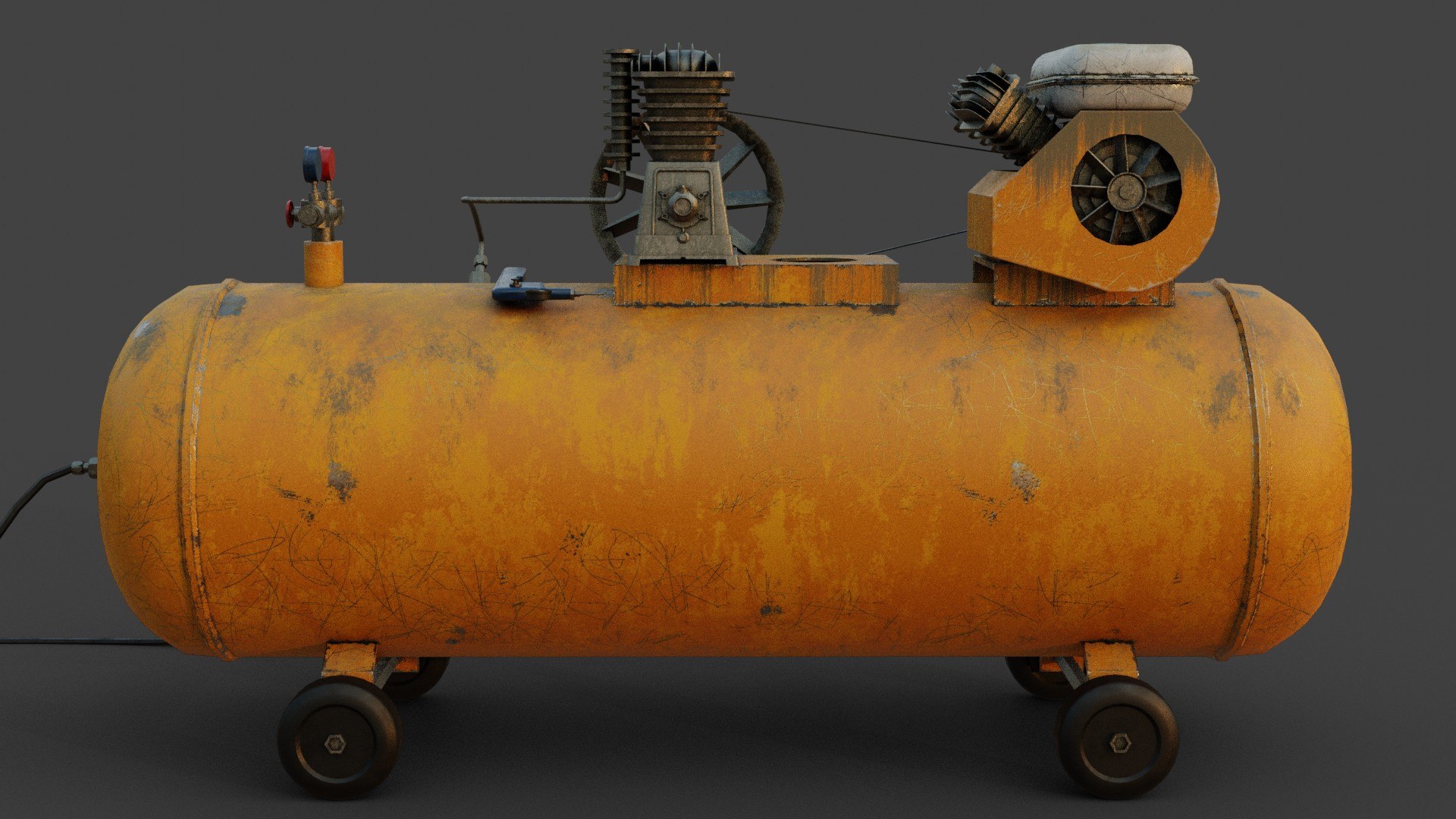 Air Compressor Machine 3D Model - TurboSquid 1984132