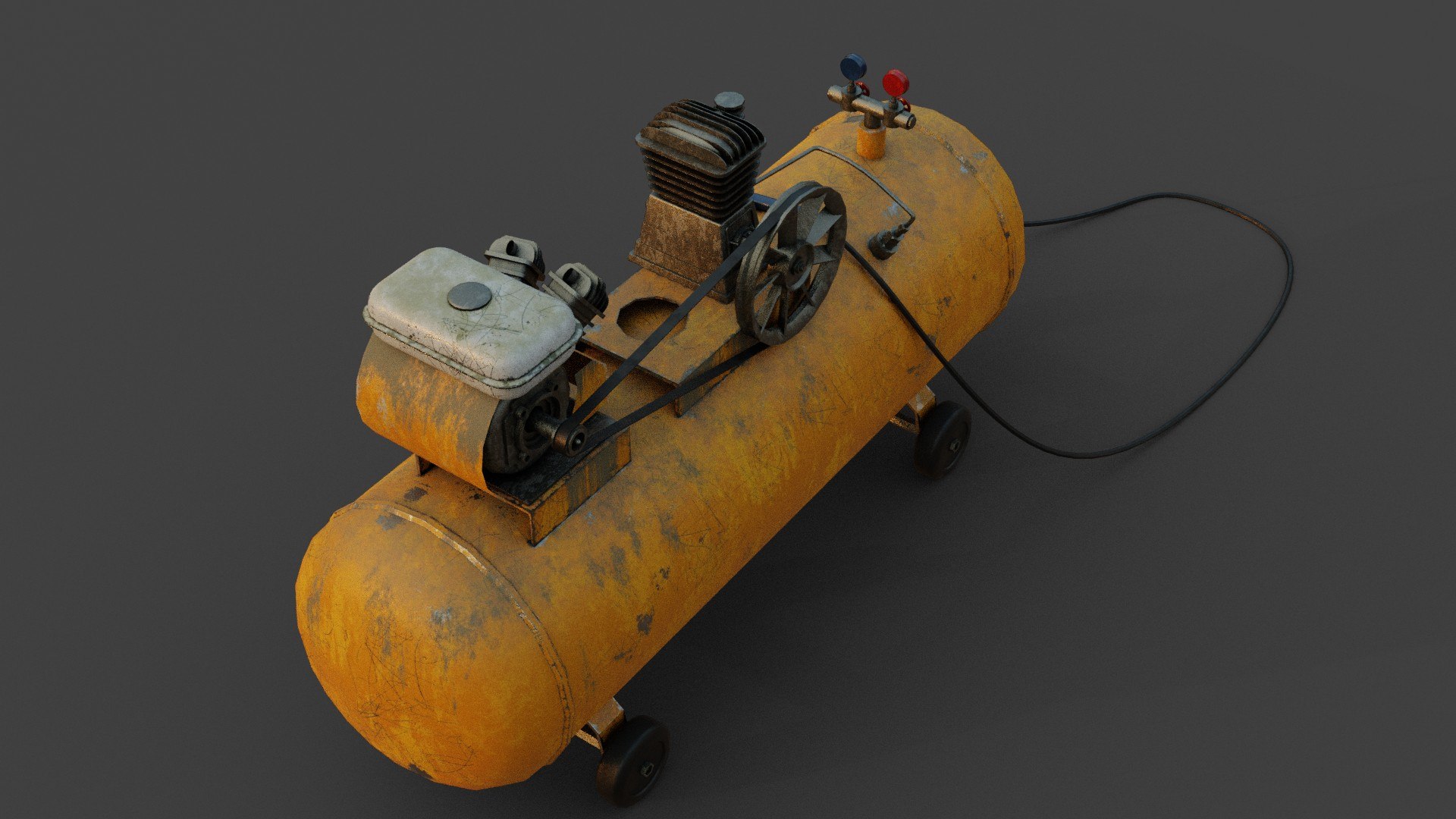 Air Compressor Machine 3D Model - TurboSquid 1984132
