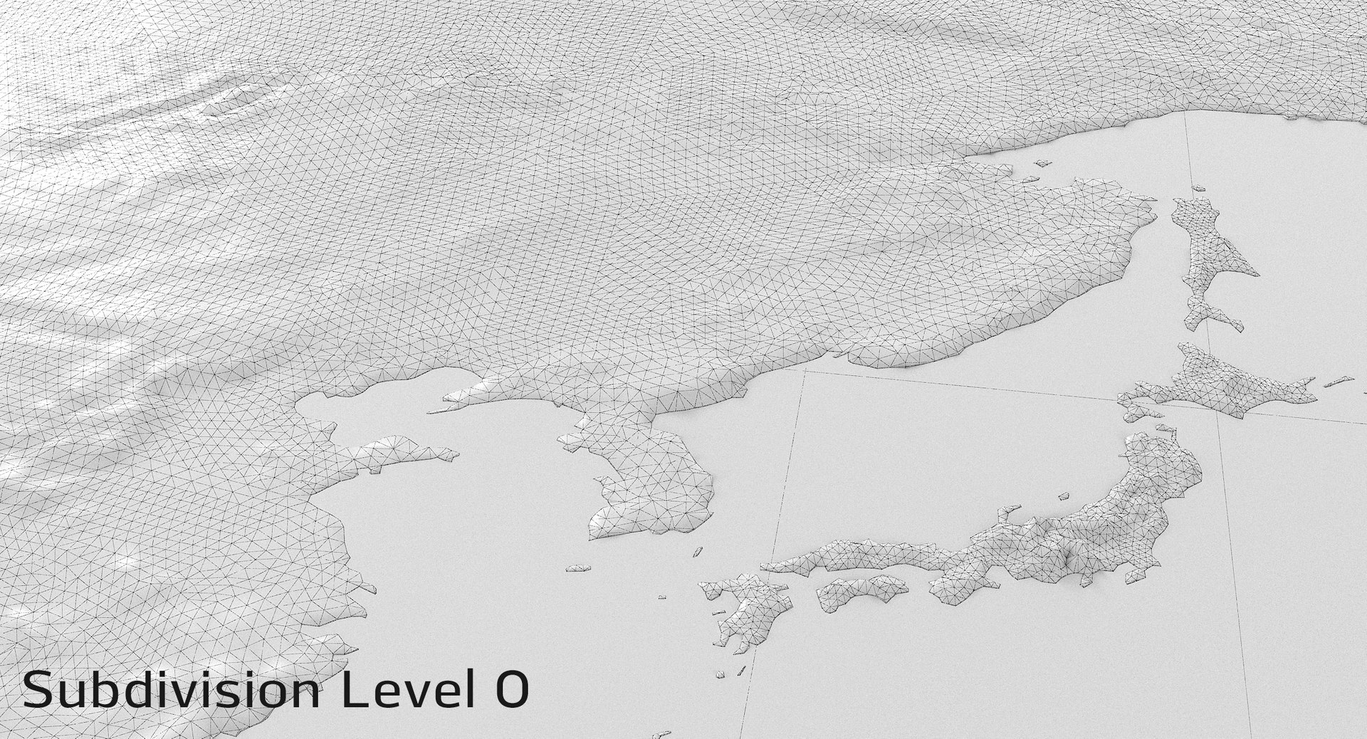 Central Asia Topographic Map 3D Model - TurboSquid 2323298