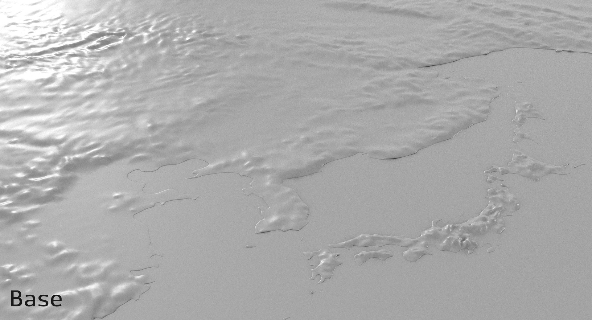 Central Asia Topographic Map 3D Model - TurboSquid 2323298