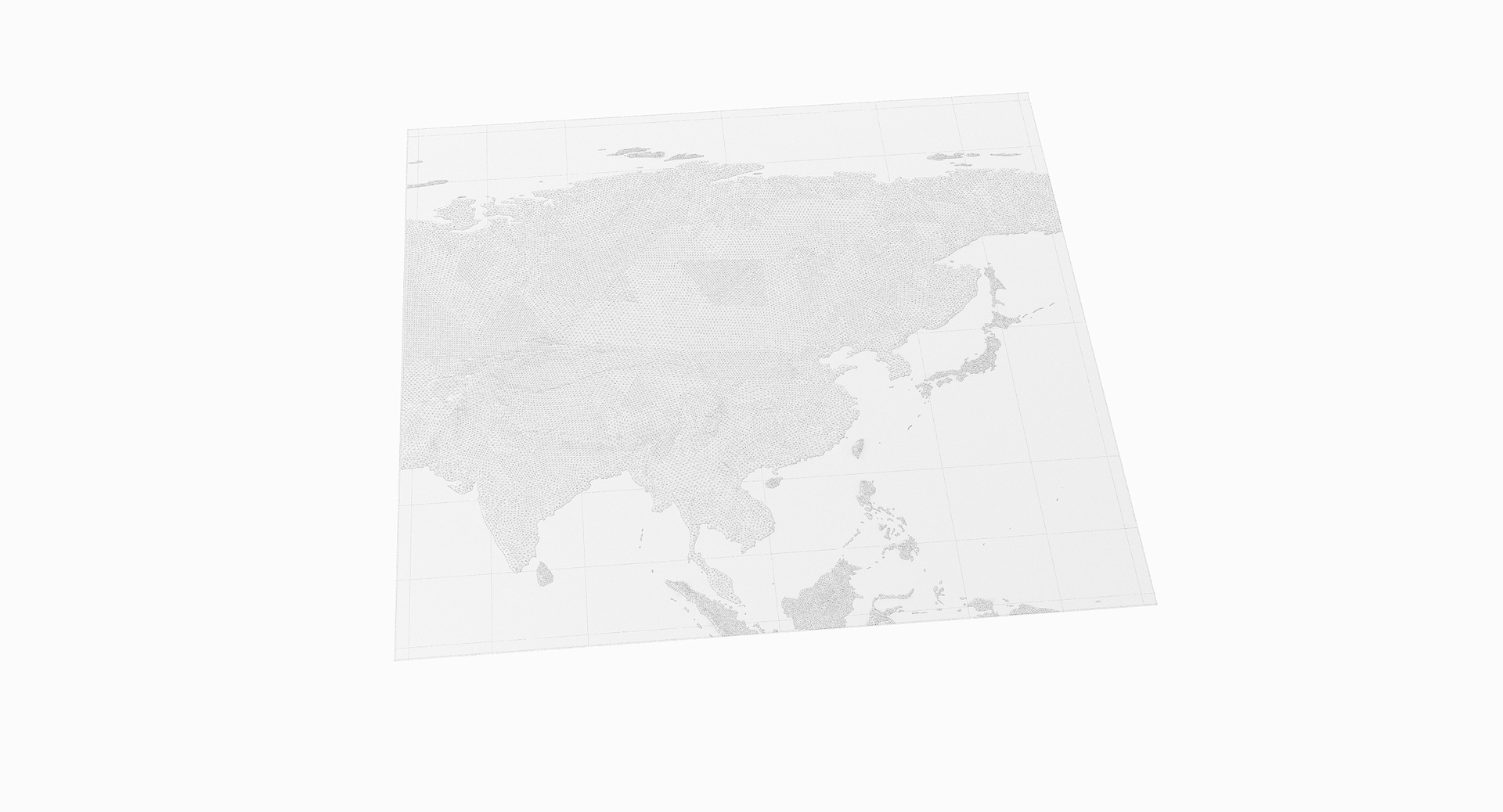 Central Asia Topographic Map 3D Model - TurboSquid 2323298