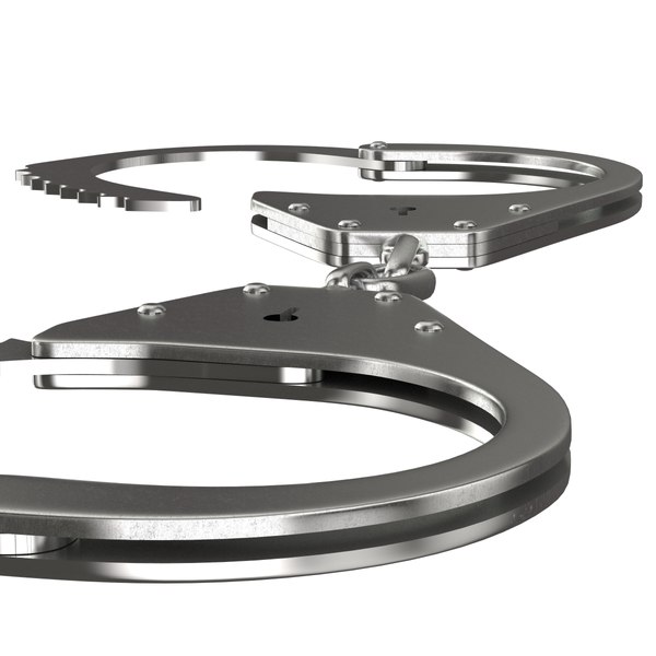 3d handcuff cuff model
