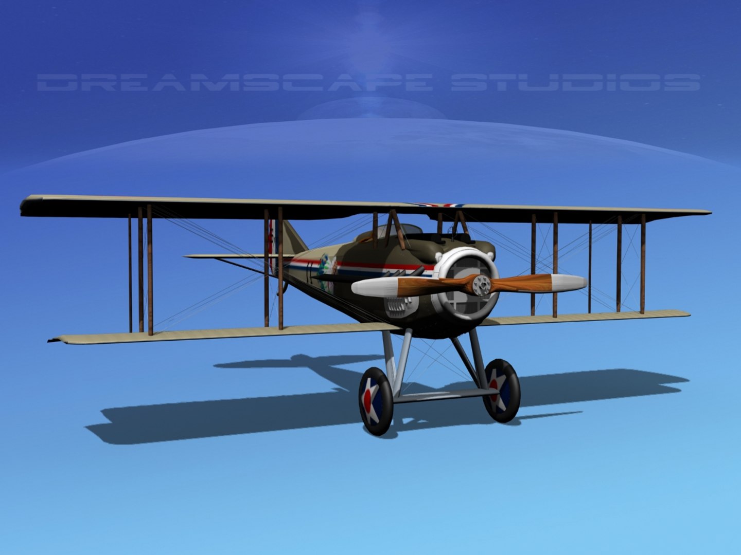 Spad Xiii Xii Fighters 3d Model
