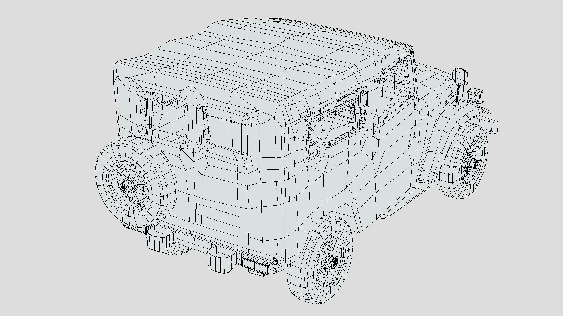 Low Poly Car - Toyota Land Cruiser J40 1979 3D Model - TurboSquid 2087526