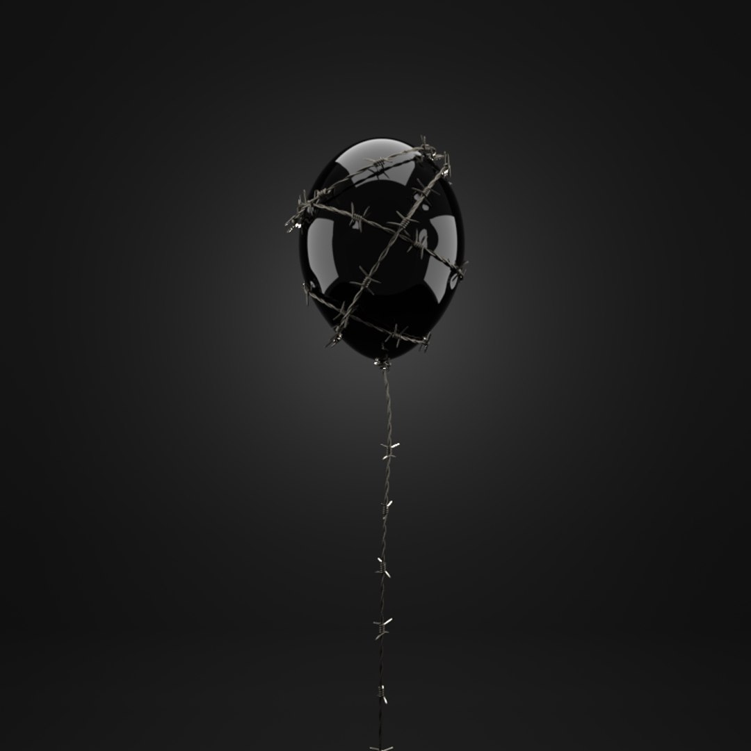 3d Idea Barbed Wire Balloon