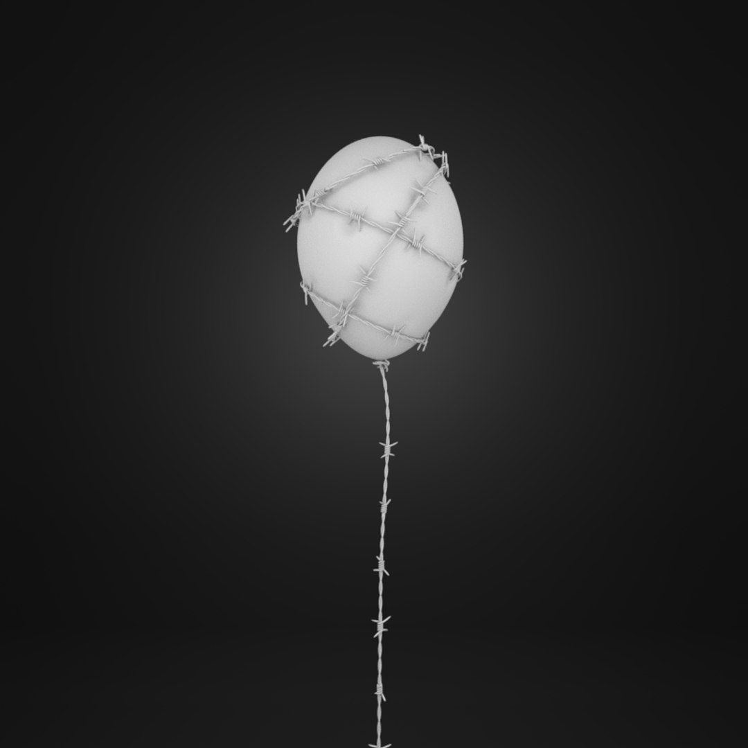 3d Idea Barbed Wire Balloon