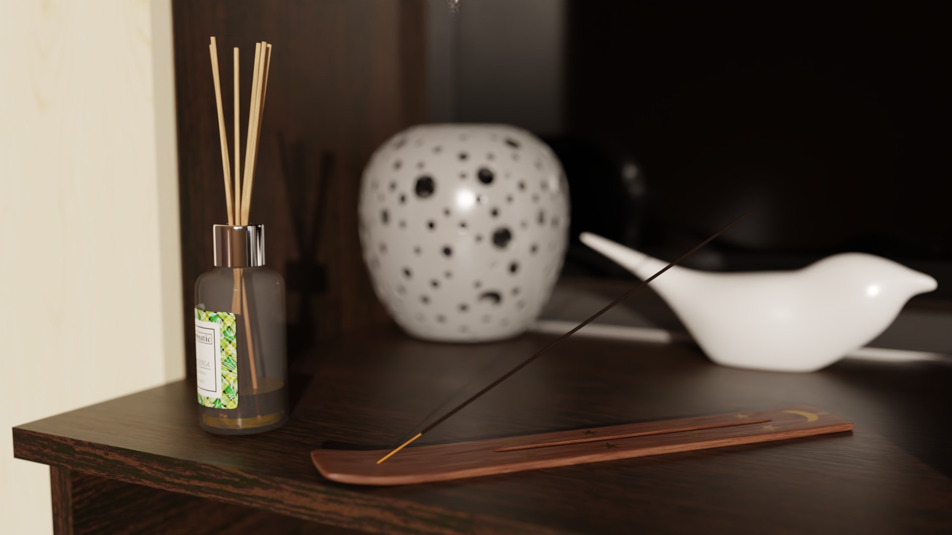 Aroma Stick With Holder 3D - TurboSquid 1874867