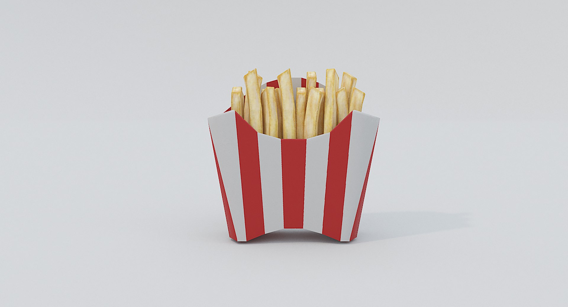 French Fries Low Poly 3D model - TurboSquid 1737377