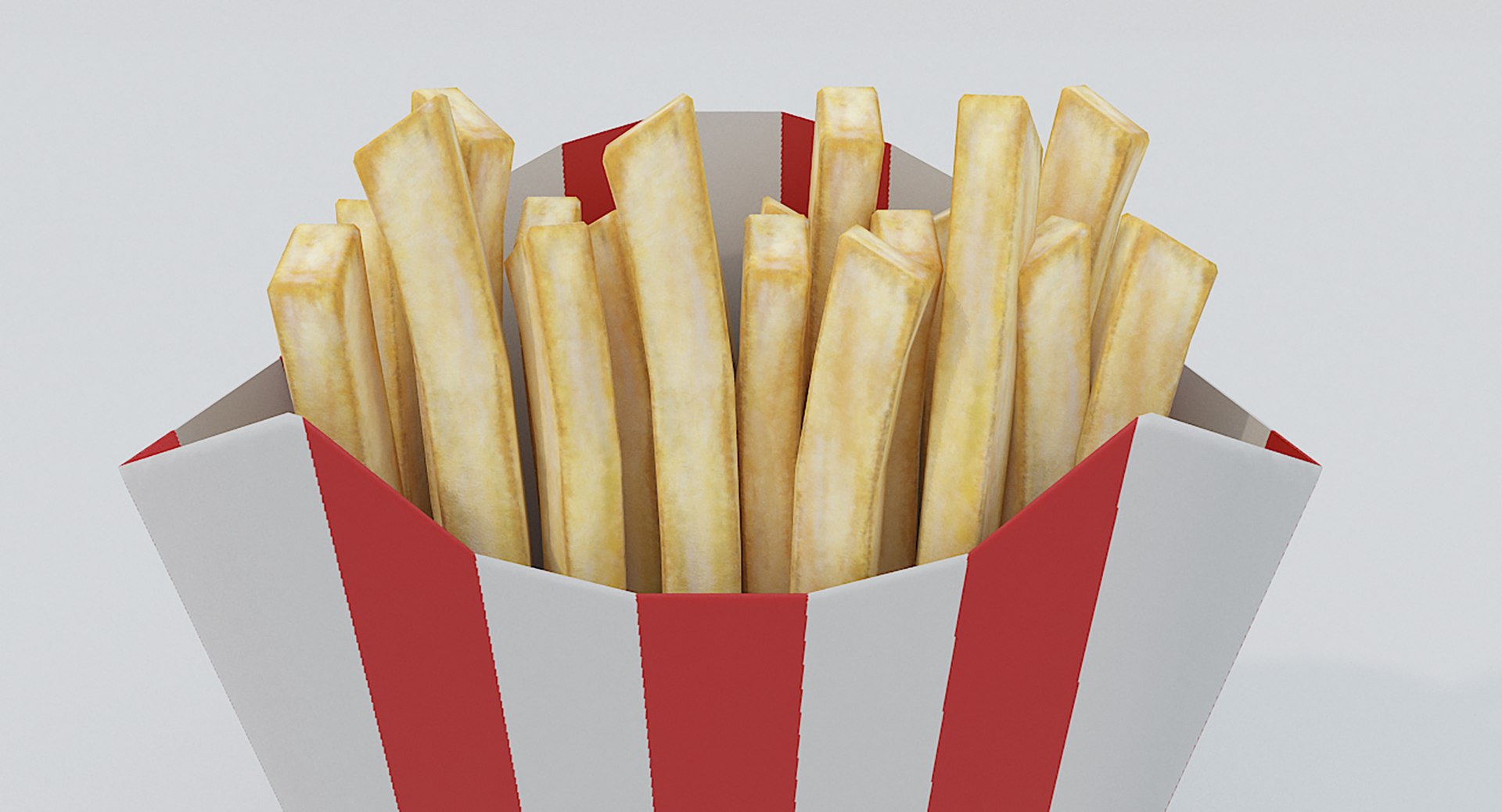 French Fries Low Poly 3D model - TurboSquid 1737377