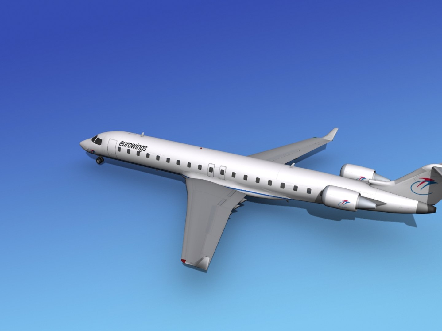 3d crj700 bombardier