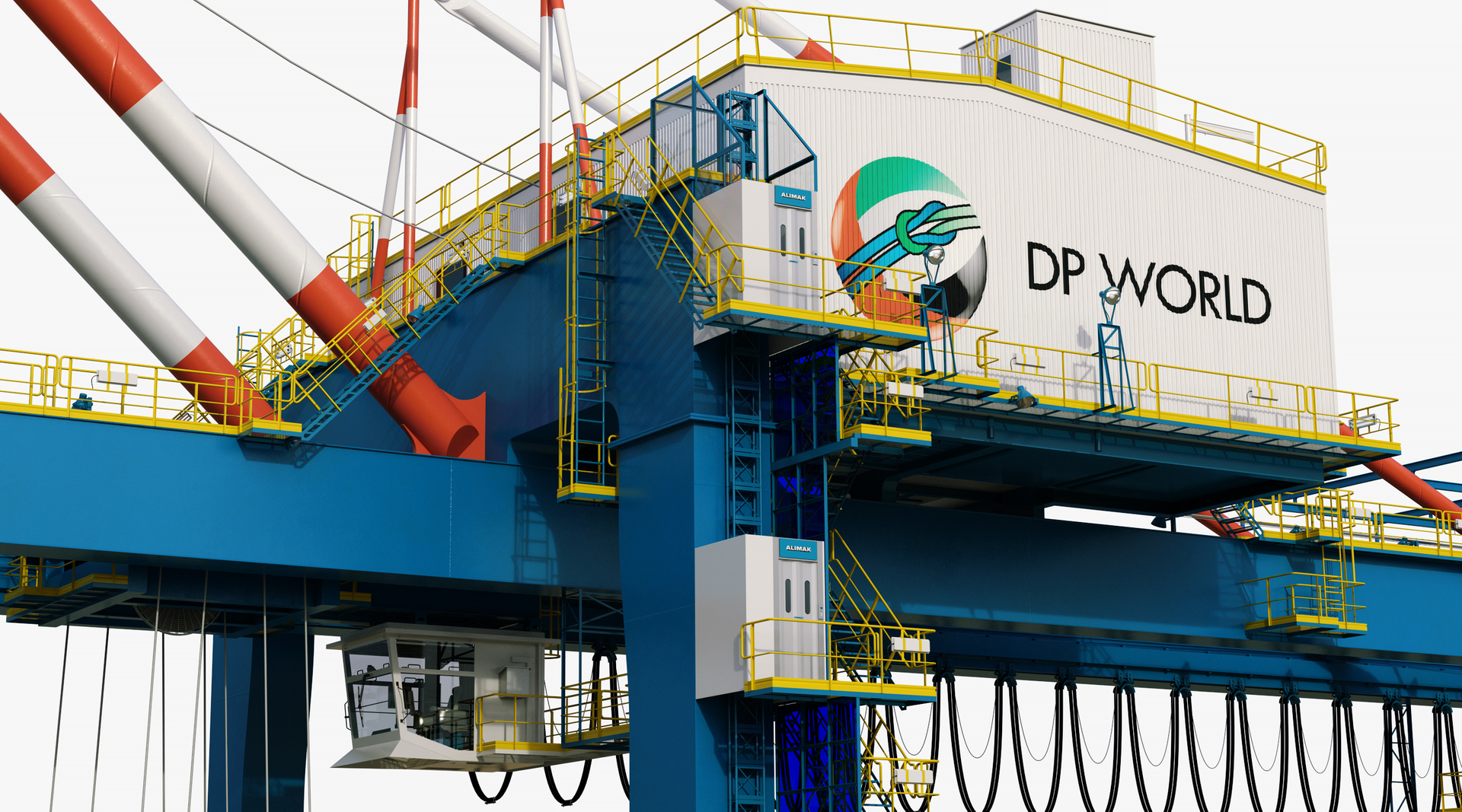 Żuraw kontenerowy STS ZPMC Model 3D - TurboSquid 1316285