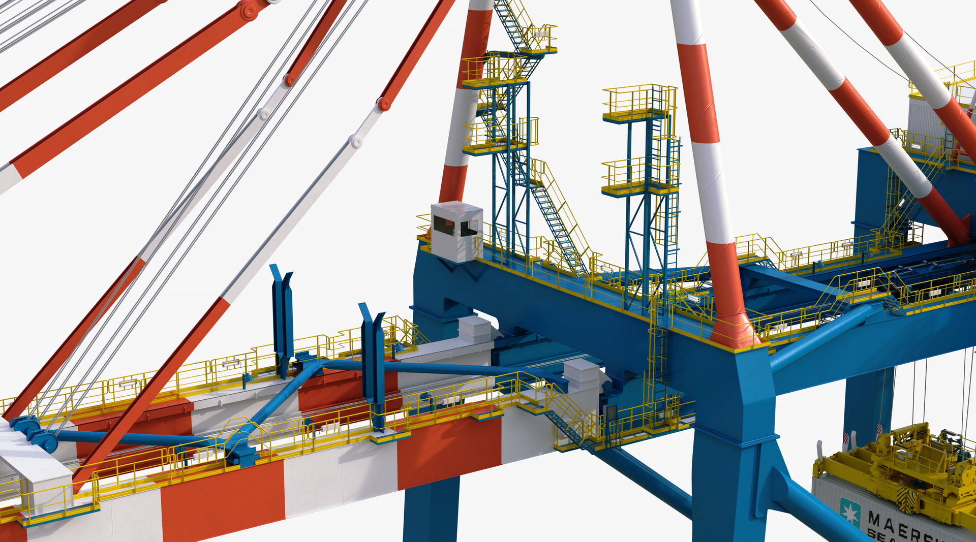 3D model sts harbor crane zpmc - TurboSquid 1316285