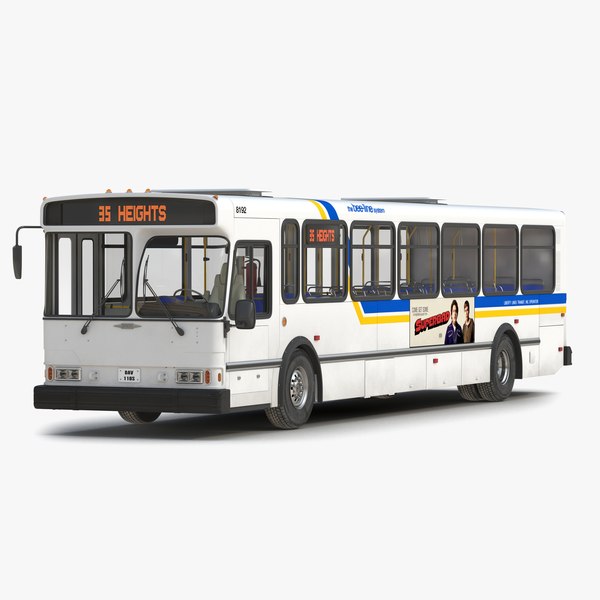 orion v transit bus 3d 3ds