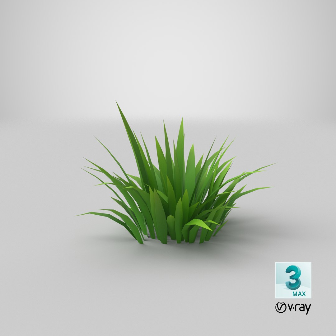 Cartoon Grass 03 3D - TurboSquid 1936161