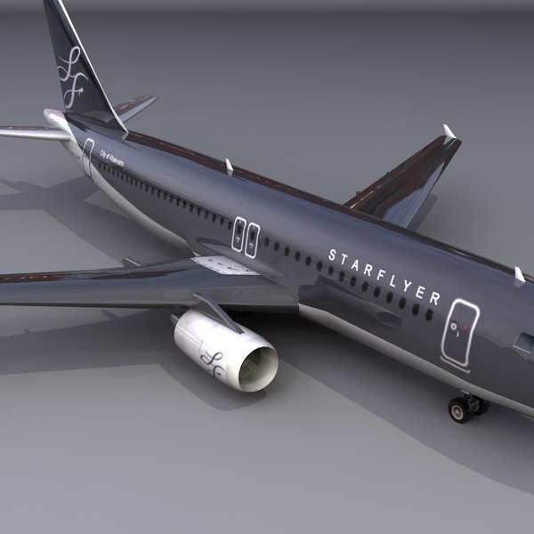 3d model of airbus a320 starflyer fly