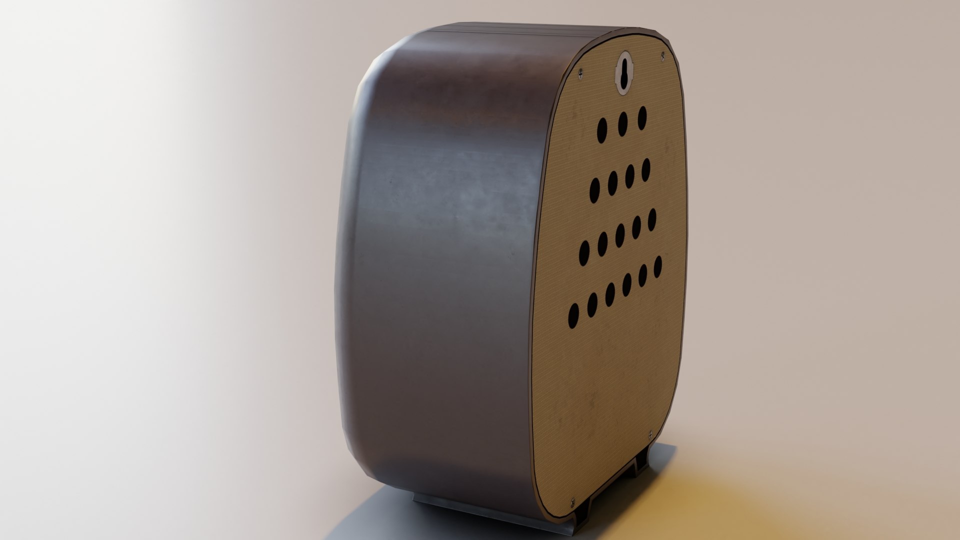 3D Model Old Radio Broadcast Loudspeaker 0 25 GD III 6 From USSR ...