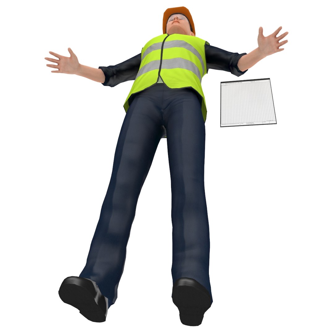 Female Engineer 3D Model - TurboSquid 1356274