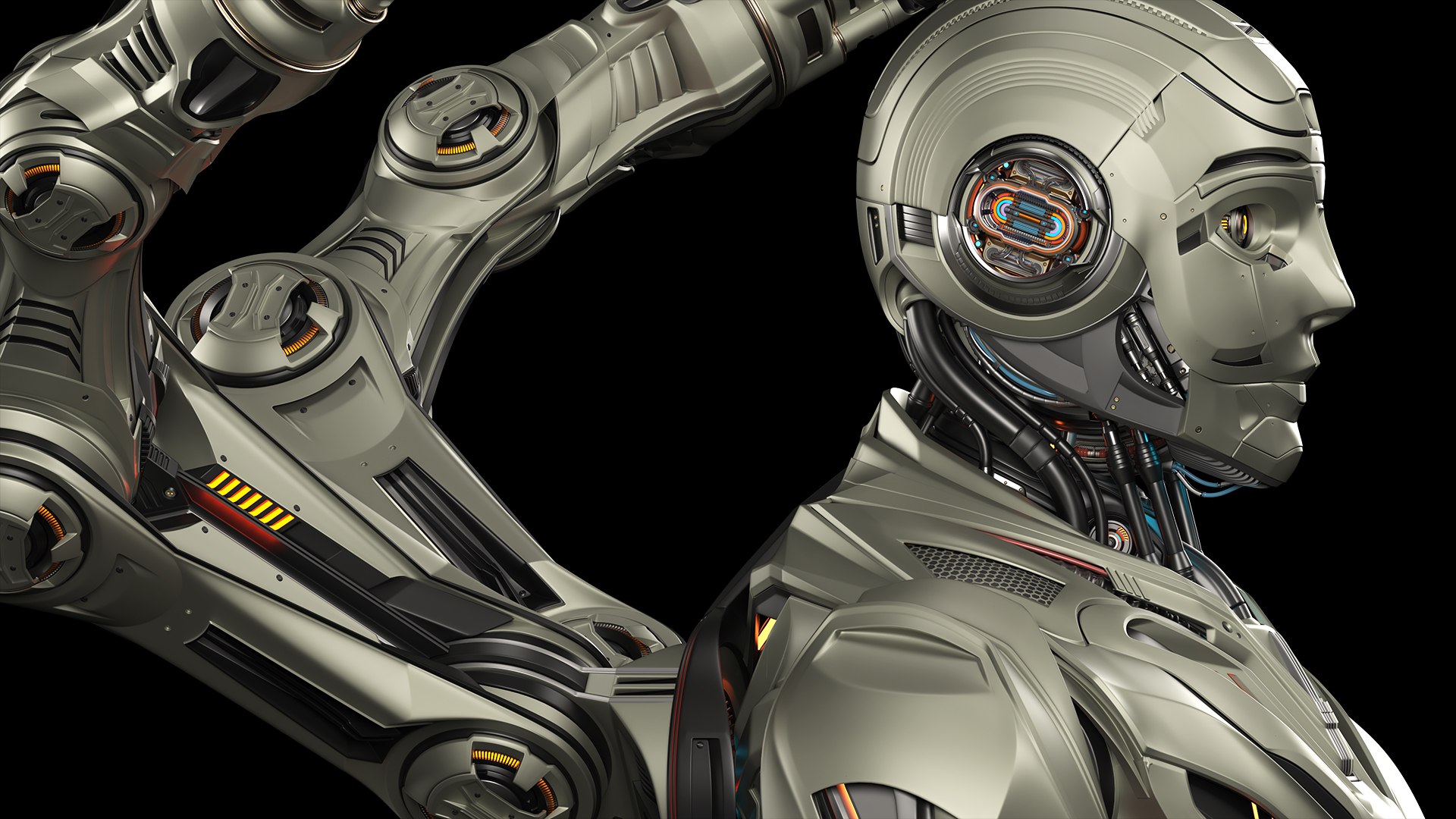Robot Humanoid B2 - Rigged And Animated 3D Model - TurboSquid 2277294