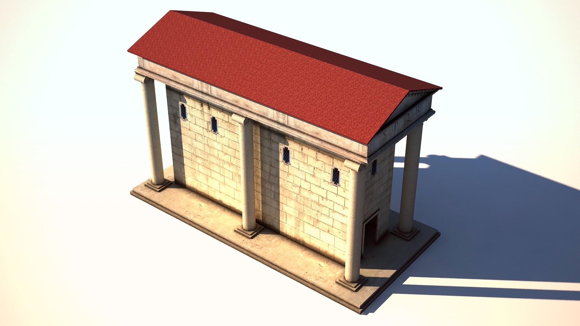 Ancient Rome Building 3d Model