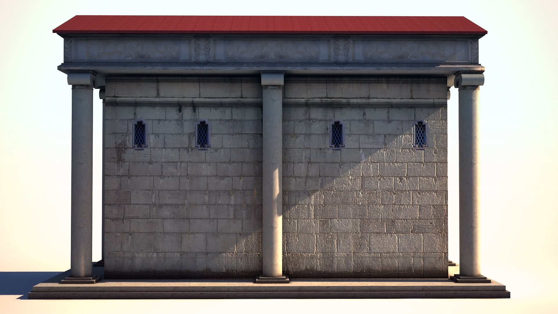 Ancient Rome Building 3d Model