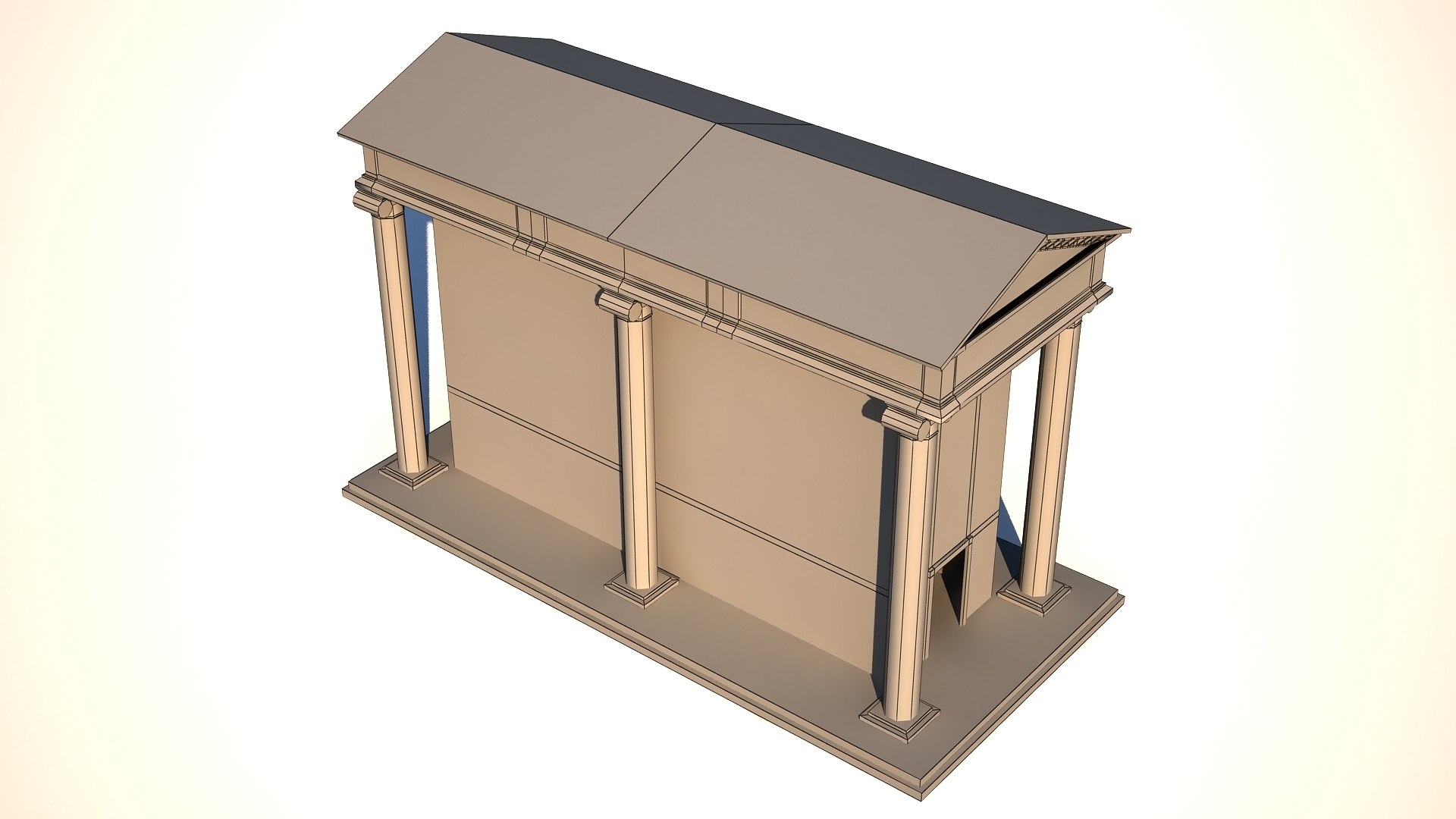 Ancient Rome Building 3d Model