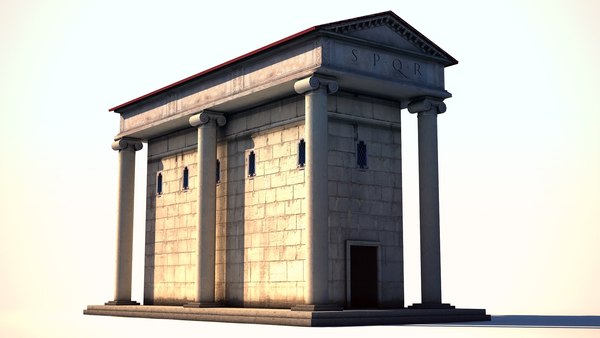 ancient rome building 3d model