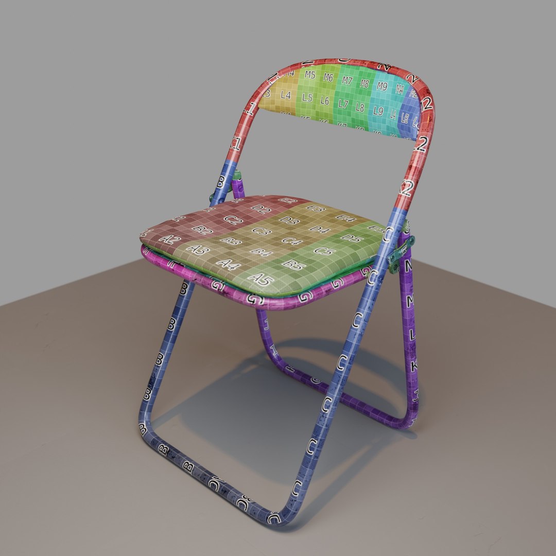 Free 3D Folding Chair Model - TurboSquid 2002995