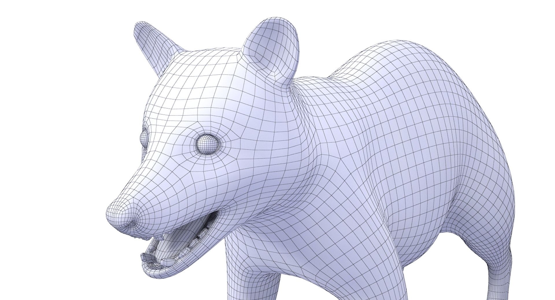 3d Model Raccoon Ornatrix Fur