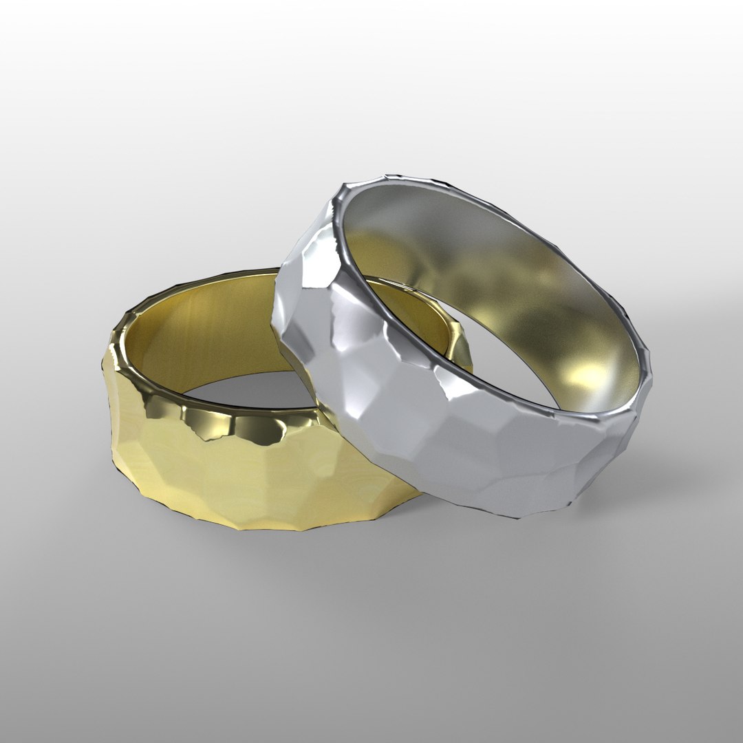 3D Wedding Ring Model - TurboSquid 2115223