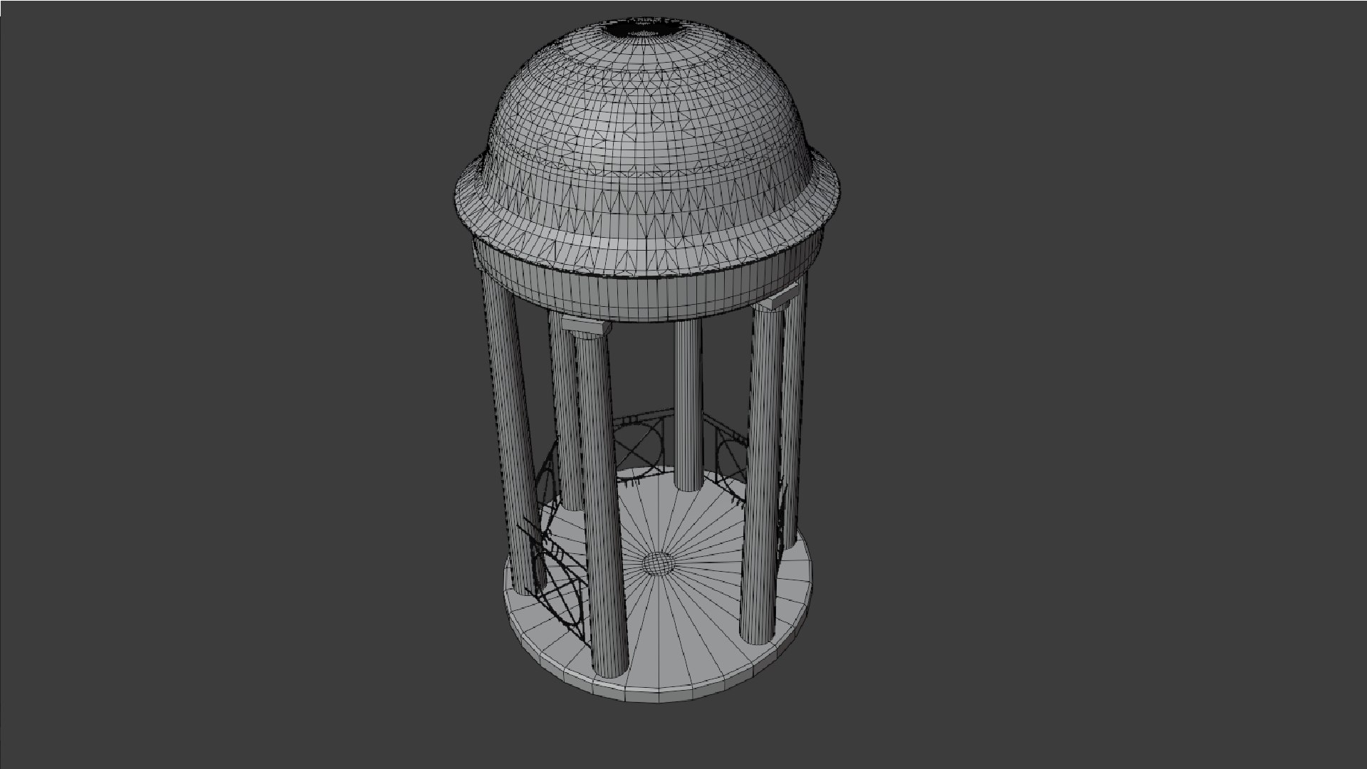 3D rotunda - TurboSquid 1766881