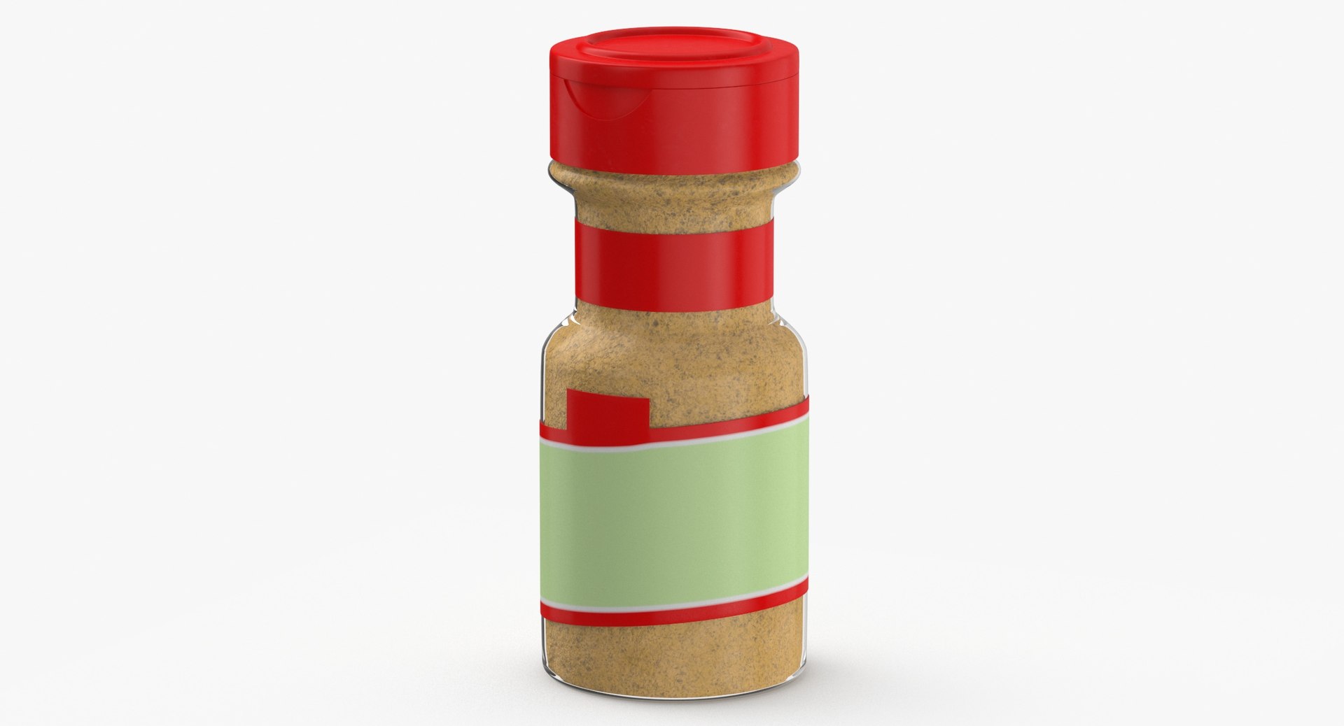 Spice Bottle 01 Blank and Generic Label 3D model - TurboSquid 2013549