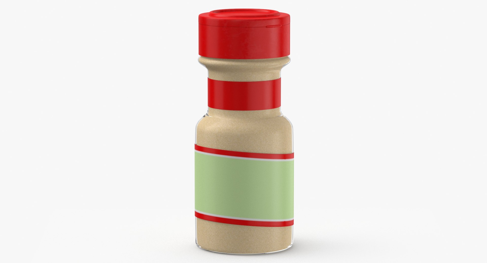 Spice Bottle 01 Blank and Generic Label 3D model - TurboSquid 2013549