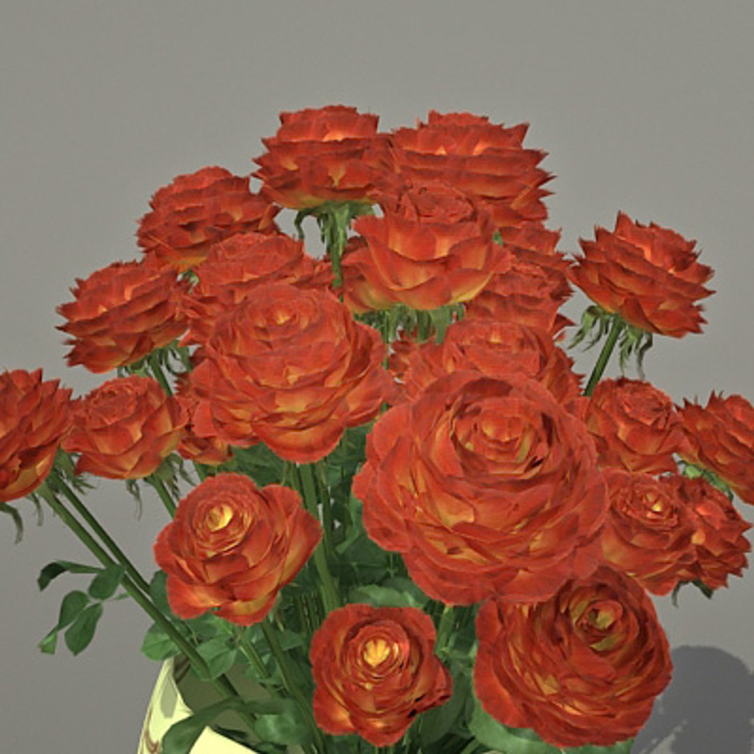 3dsmax Flower Bouquet