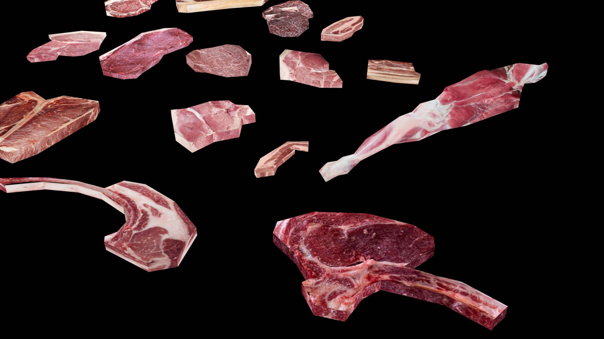 3D Meat Pack Low Poly - TurboSquid 2136227