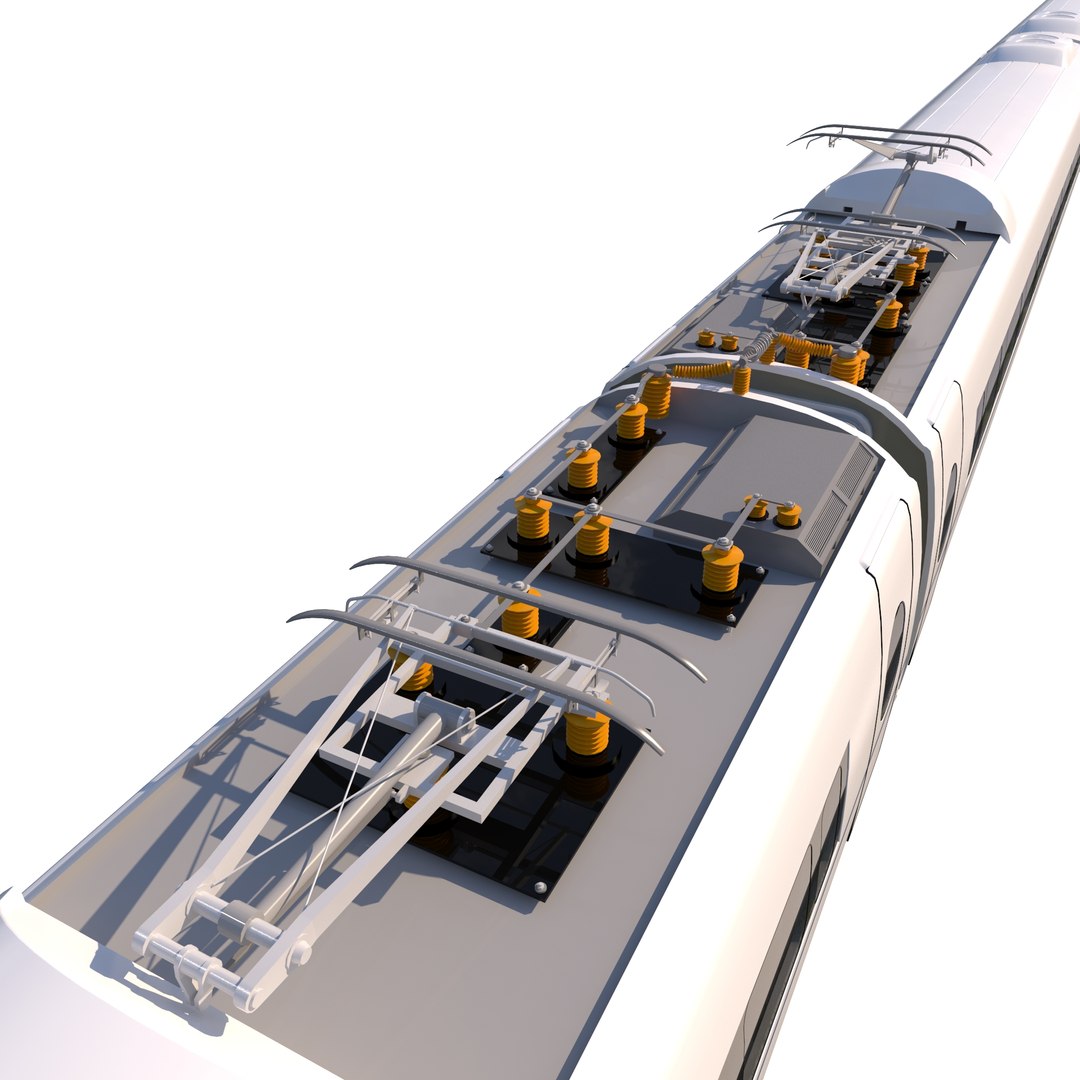 3d Model Of High-speed Electric Train Siemens