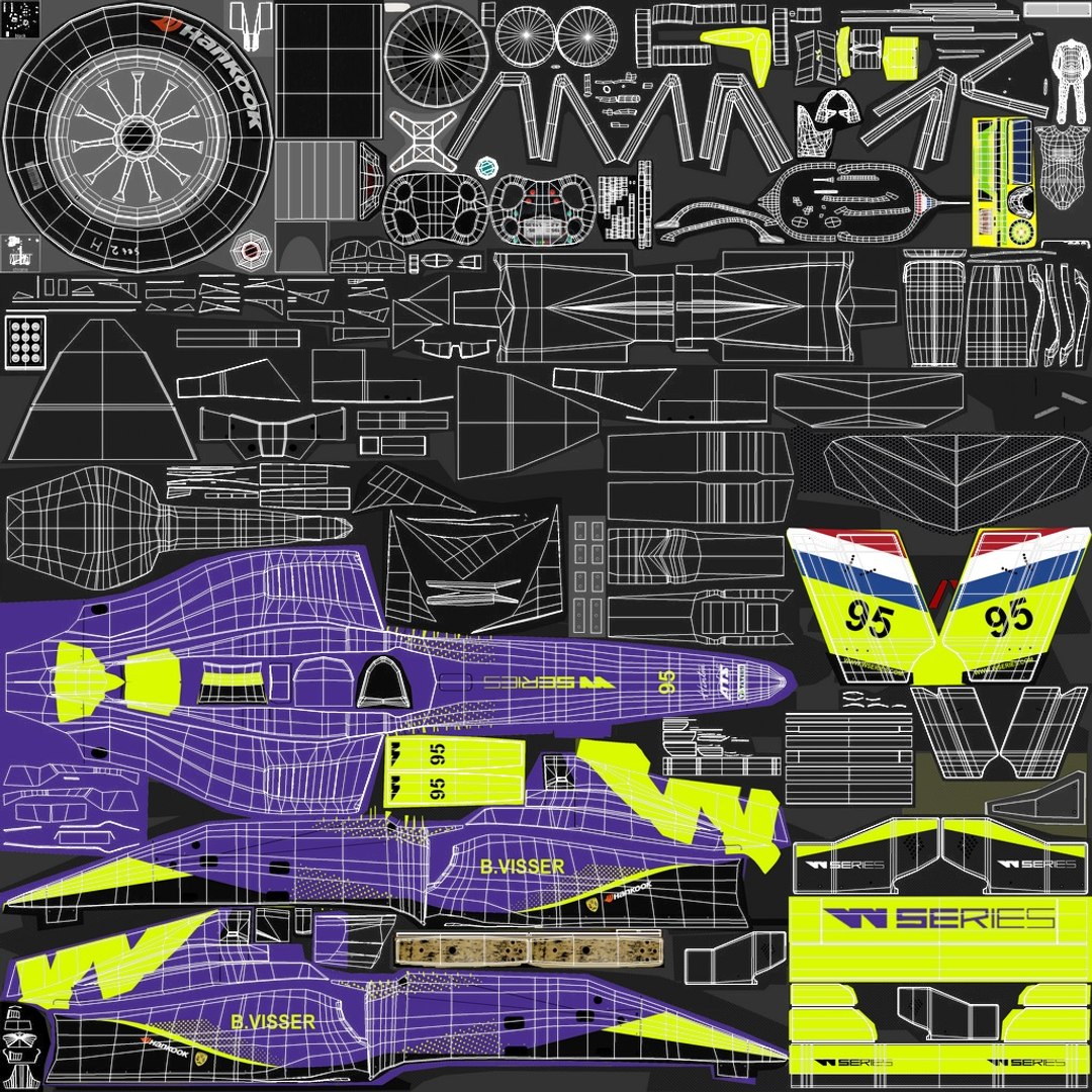 W series tatuus t-318 3D model - TurboSquid 1401511