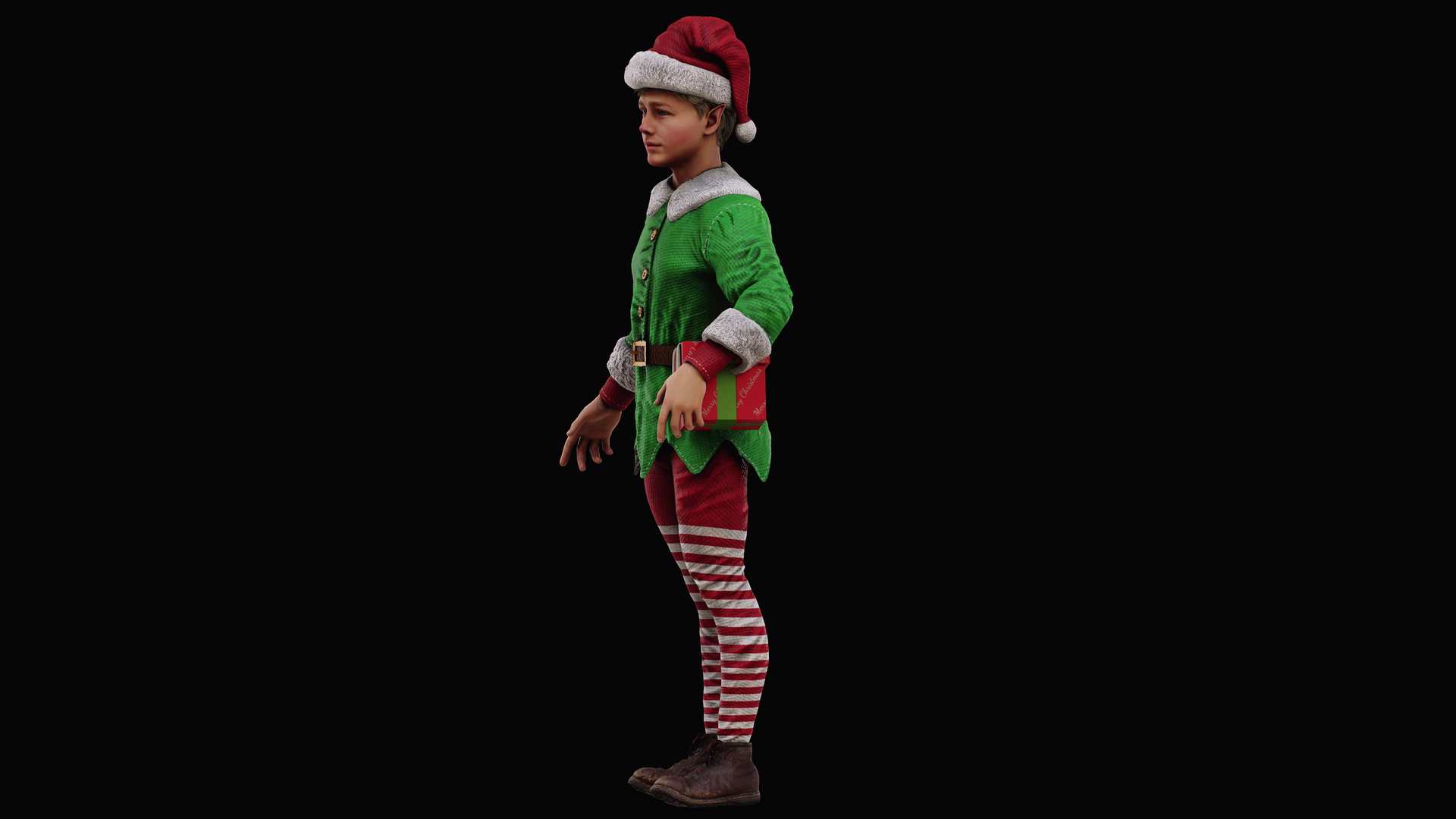 3D Christmas Elf - TurboSquid 2381090