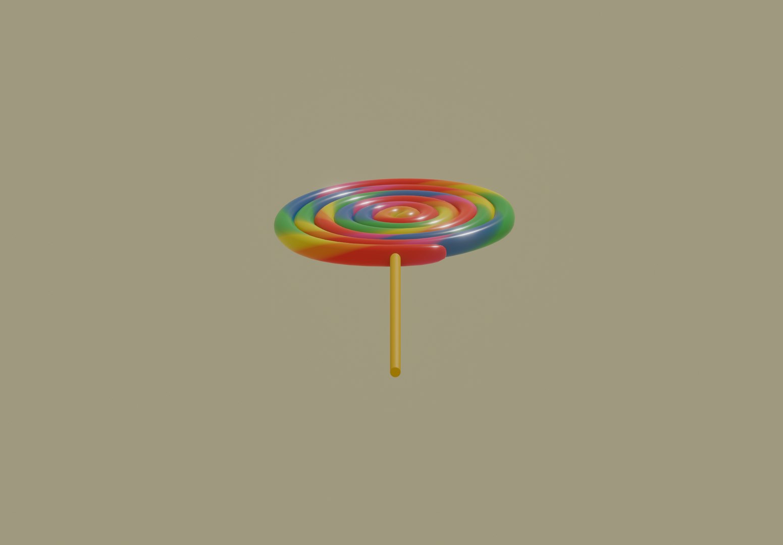 Lollipop 3D Model - TurboSquid 2044843