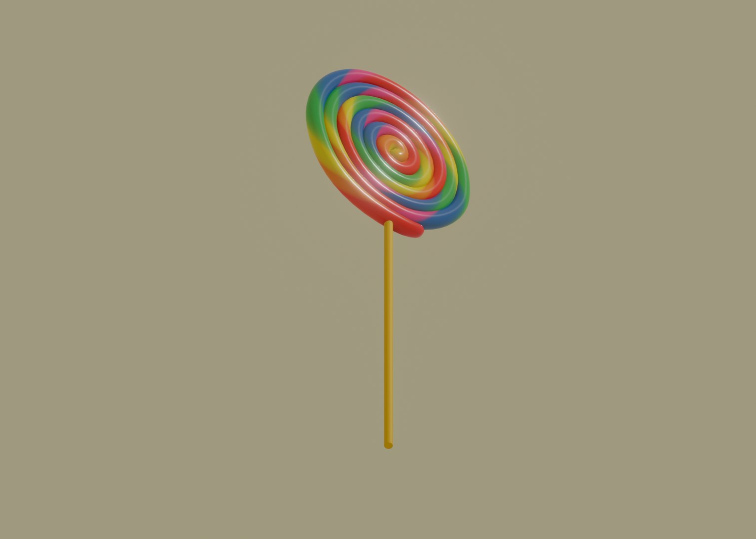 Lollipop 3D Model - TurboSquid 2044843