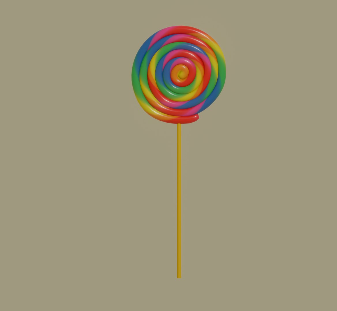 Lollipop 3D Model - TurboSquid 2044843