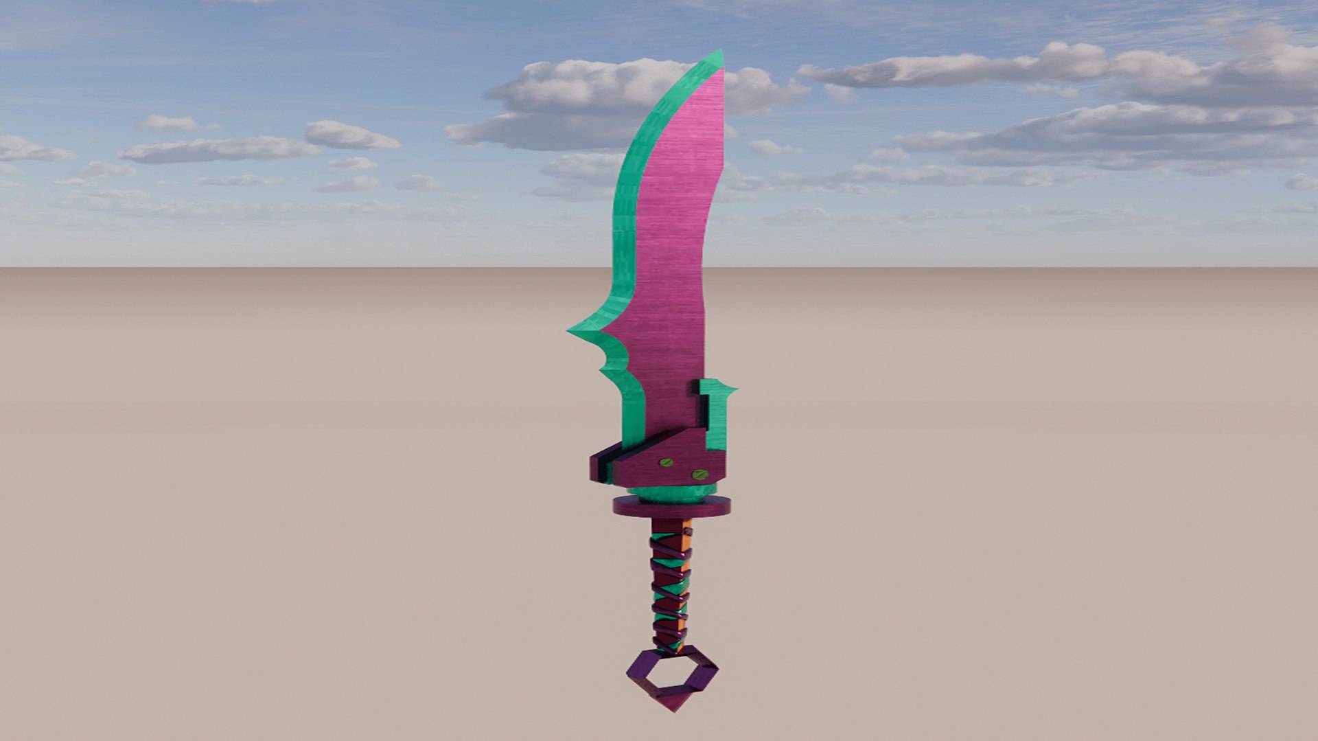 Roronoa Zoro One Piece Concept Dagger 3D - TurboSquid 2195385