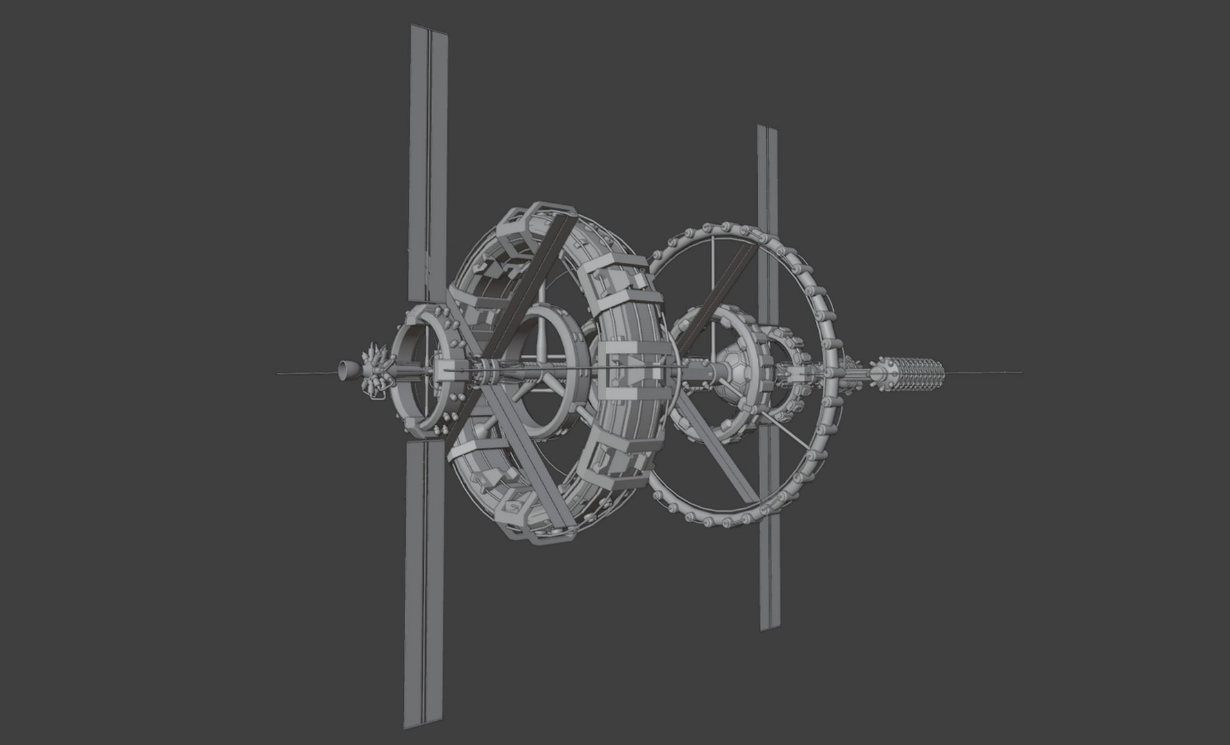 3D Chrysalis Bio-Integrated Orbital Arcology Model - TurboSquid 2515075