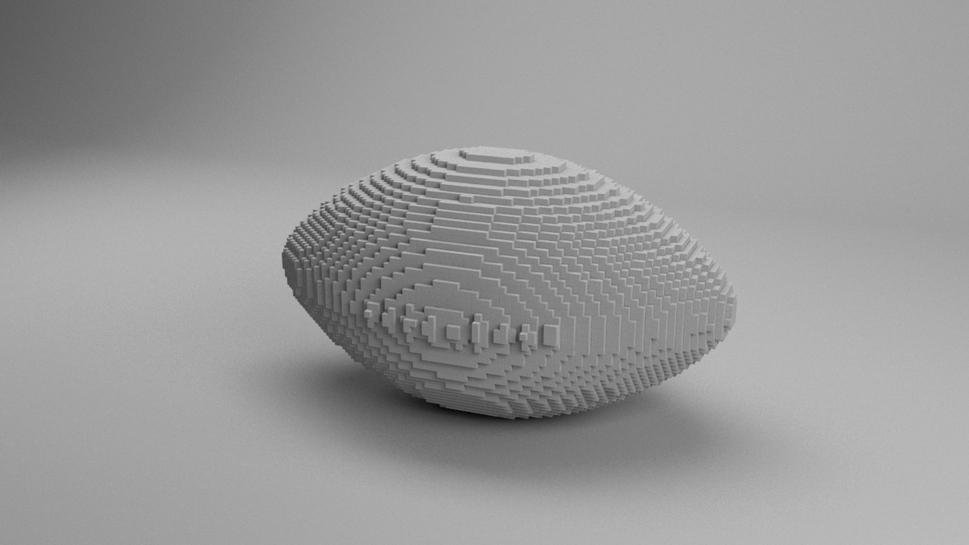 Voxel Football Ball 3D Model - TurboSquid 1290182