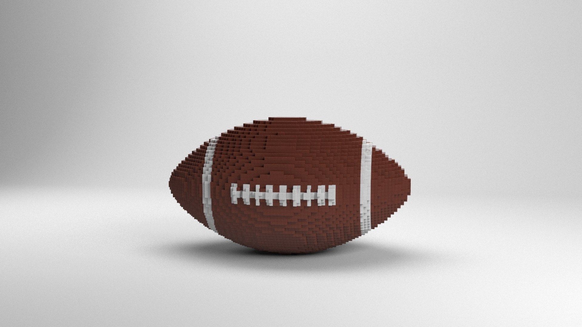 Voxel Football Ball 3D Model - TurboSquid 1290182